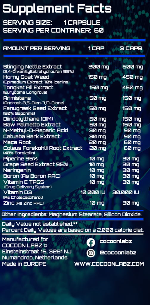 ALPHA, 60 caps – Cocoonlabz